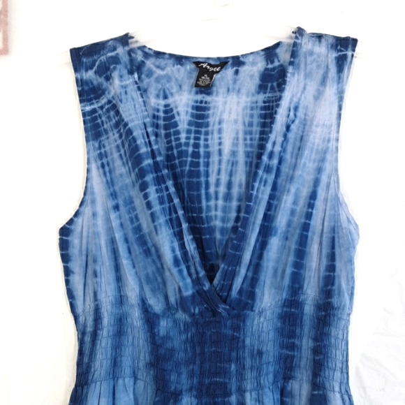 Terra & Sky | Dresses | Argee Blue Tie Dye Sleeveless Dress | Poshmark